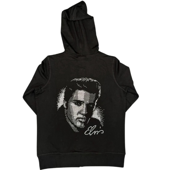 ELVIS | Tops | Elvis Signature Style 5s Portrait Womens Zip Jacket ...